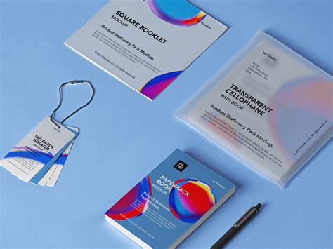 브랜딩 서식류 목업 세트 디자인베이스