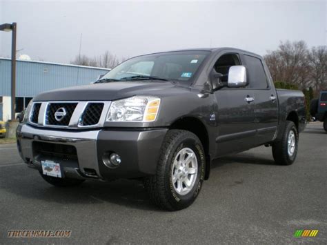 2004 Nissan Titan SE Crew Cab 4x4 In Smoke Gray 521083 Truck N Sale