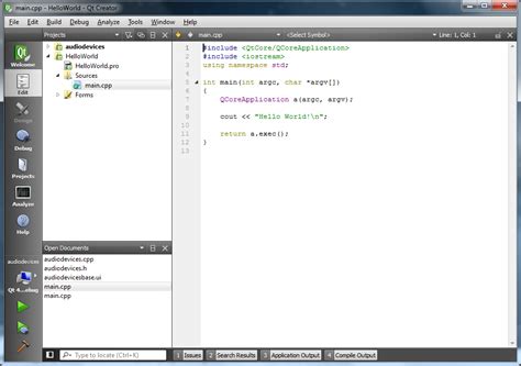 Learn C With Qt Part 001 Introduction To The Qt Creator IDE
