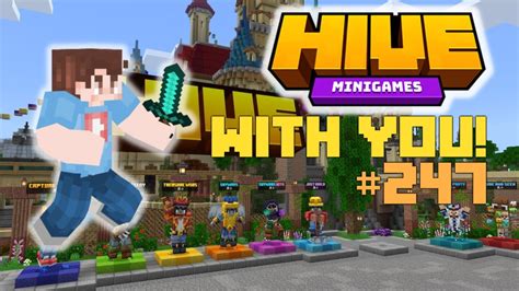 Minecraft Hive Minigames With You Youtube