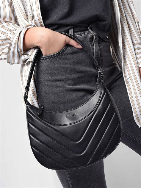 Sac porté épaule Etrier ERAF017M noir en vente au meilleur prix