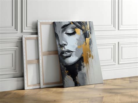 Muralo Obraz Do Salonu Nowoczesny Portret Kobiety Styl Glamour 70x100
