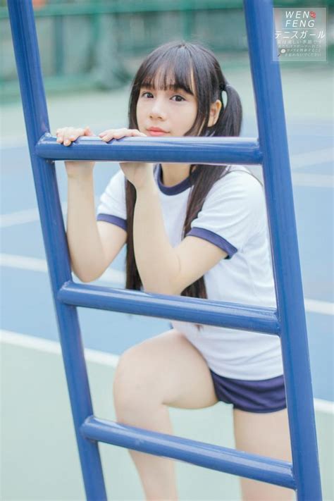 雙馬尾蘿莉運動服打網球校園夏日寫真 每日頭條