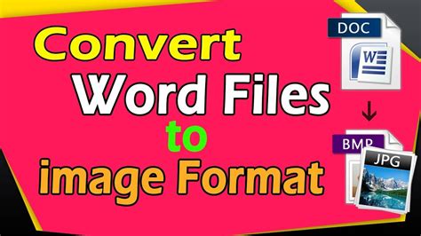 how to convert word file to jpeg convert word to jpeg image converter youtube