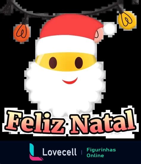 Figurinha Feliz Natal Papai Noel Para WhatsApp Lovecell
