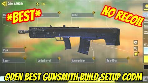 Oden Best Gunsmith Build Setup Cod Mobile Oden Best Attachment