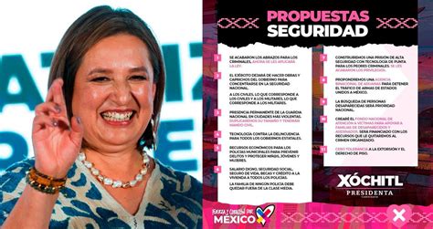 Qué propone Xóchitl Gálvez