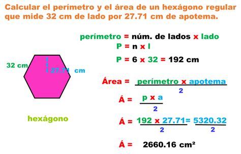Área de un polígono regular cálculo de perímetro y más