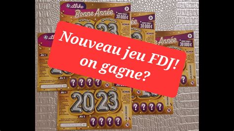 Nouveau Jeu Fdj Bonne Ann E Fdj Grattage Illiko