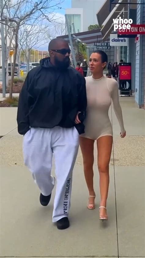 Kanye Wests Aussie Wife Bianca Censori Sparks Stares As She Hides