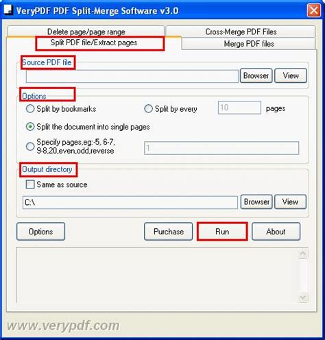 How To Use VeryPDF PDF Split Merge