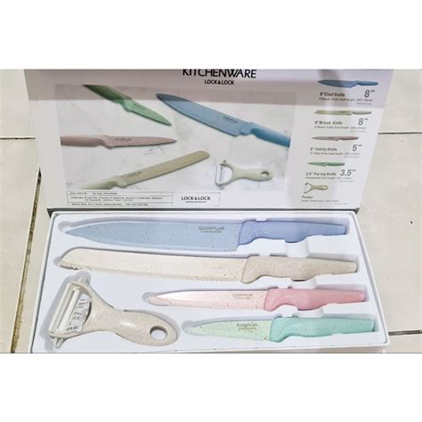 Jual KNIFE SET LOCKNLOCK PASTEL Shopee Indonesia
