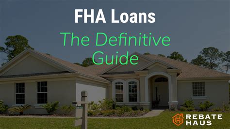 Fha Loans What Are They How To Apply Definitive Guide