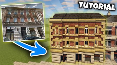 Minecraft Tutorial How To Build Townhouse In Minecraft Jak Zbudowa