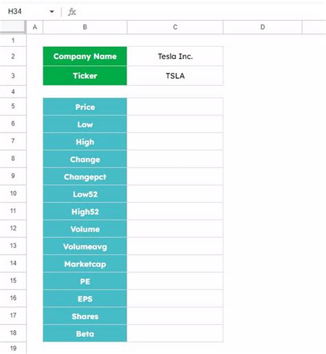 How To Use The Googlefinance Function In Google Sheets Ultimate Guide