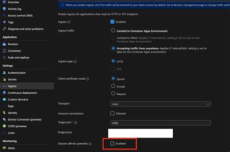 Blazor Server And Signalr Deployed On Azure Container App Fails With Websocket Connection Error