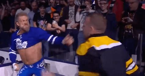Rated R Superstar Adam Copeland Wears Maple Leafs Jersey And Fights