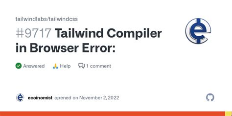 Tailwind Compiler In Browser Error Tailwindlabs Tailwindcss