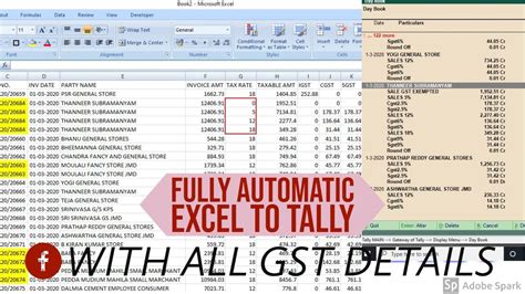Excel To Tally Import Multi Gst Youtube