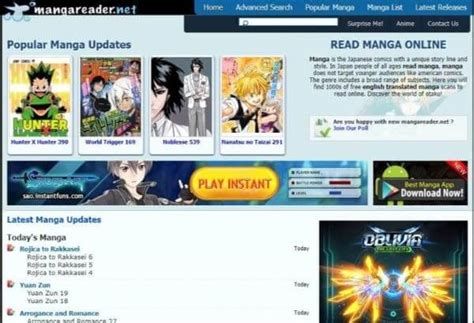 Good Places To Read Manga Manga