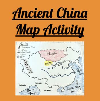 Ancient China Map Activity By Flanneled History Teacher Tpt