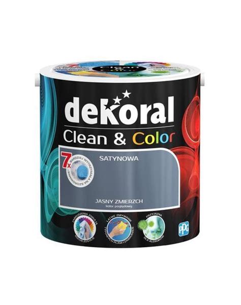 Farba Satynowa Clean Color 2 5 L Jasny Zmierzch DEKORAL PPG Farby