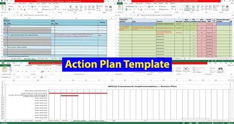 Project Action Plan Template Excel