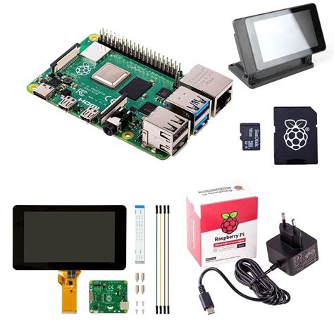 display starter kit med raspberry pi 4 model b raspberrypi dk