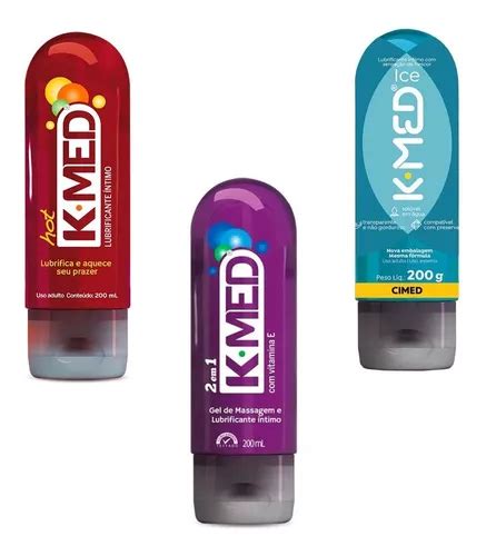 Kit K Med Hot Em E Ice G Cada Gel Lubrificante Cimed Frete Gr Tis