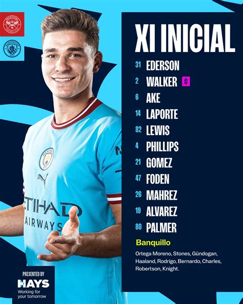 Manchester City On Twitter NUESTRO XI DE HOY Ederson Walker C