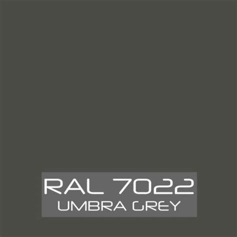 RAL 7022 Umbra Grey Powder Coat Paint 1 LB Umbra Dark Walls Living