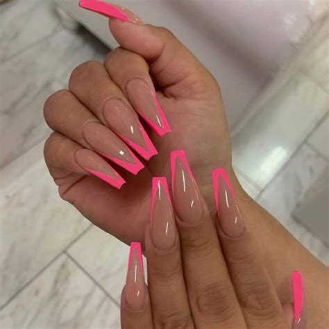 45 Neon Hot Pink Nails To Try Out Right Now Chasing Daisies