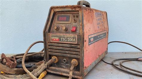 Restoration Old Tig Weldcom Welding Machine Using Argon Repair