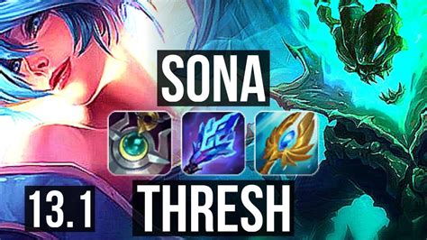 SONA Xayah Vs THRESH Kai Sa SUP 2 0 16 600 Games 800K