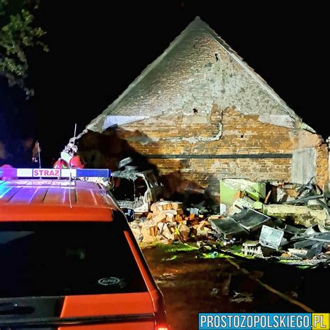 Wybuch butli z gazem w budynku jednorodzinnym w miejscowośc