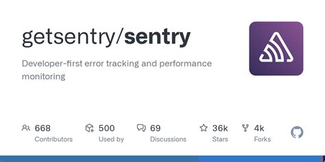 GitHub Getsentry Sentry Developer First Error Tracking And