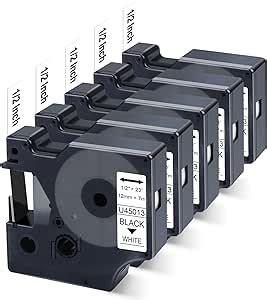 Amazon Unismar Compatible With Dymo D1 Label Tape 45013 A45013