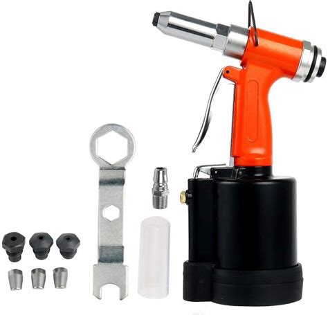 FreeTec Pince à riveter pneumatique à air comprimé avec rivets