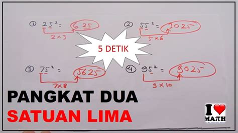 Cara Cepat Menghitung Pangkat Dua Suatu Bilangan Matematika Lancar Riset