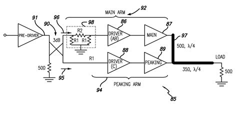 wide band multi stage doherty power amplifier eureka patsnap develop intelligence library