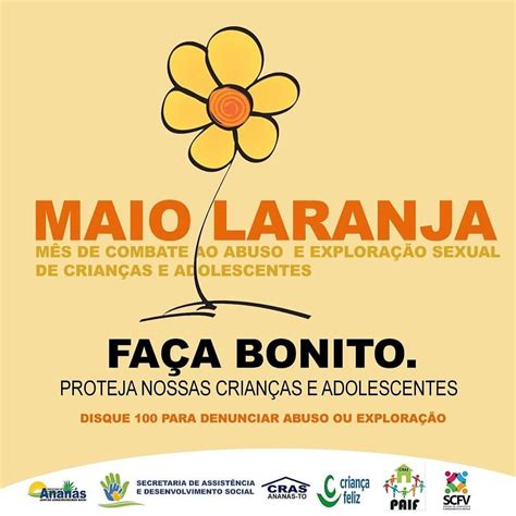 MAIO LARANJA Mês de combate ao abuso e exploração sexual de crianças e