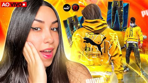 CHEGOU A NOVA CALÇA ANGELICAL RARA FREE FIRE AO VIVO LETHICIAX