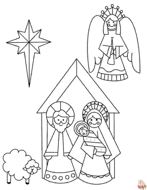 Free Printable Nativity Story Coloring Pages Free Printable Hub