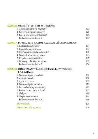 Page 5 Przyroda Tajemnice Przyrody podręcznik klasa 4