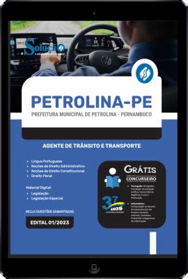 Apostila Prefeitura de Petrolina PE em PDF Agente de Trânsito e