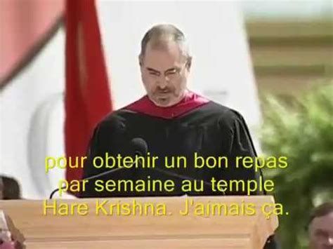 Discours de Steve Jobs Université Stanford 2005 YouTube