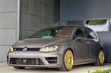 Vw Golf Vii R Au R Der Lv Gold Gl Nzend Poliert Mbdesign Felgen