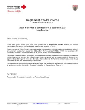 Remplissable En Ligne Rglement Sur Les Services De Garde En Milieu