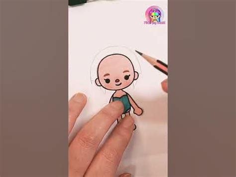 Make Your Own Toca Boca Dolls Using Templates How To Draw Hair Diy