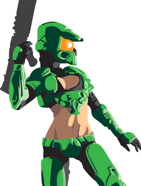 Female Master Chief By Otokage On Deviantart